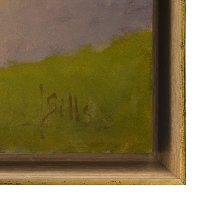 John Brandon Sills - "Evening Barn" Serene Painting of a Barn on a ...