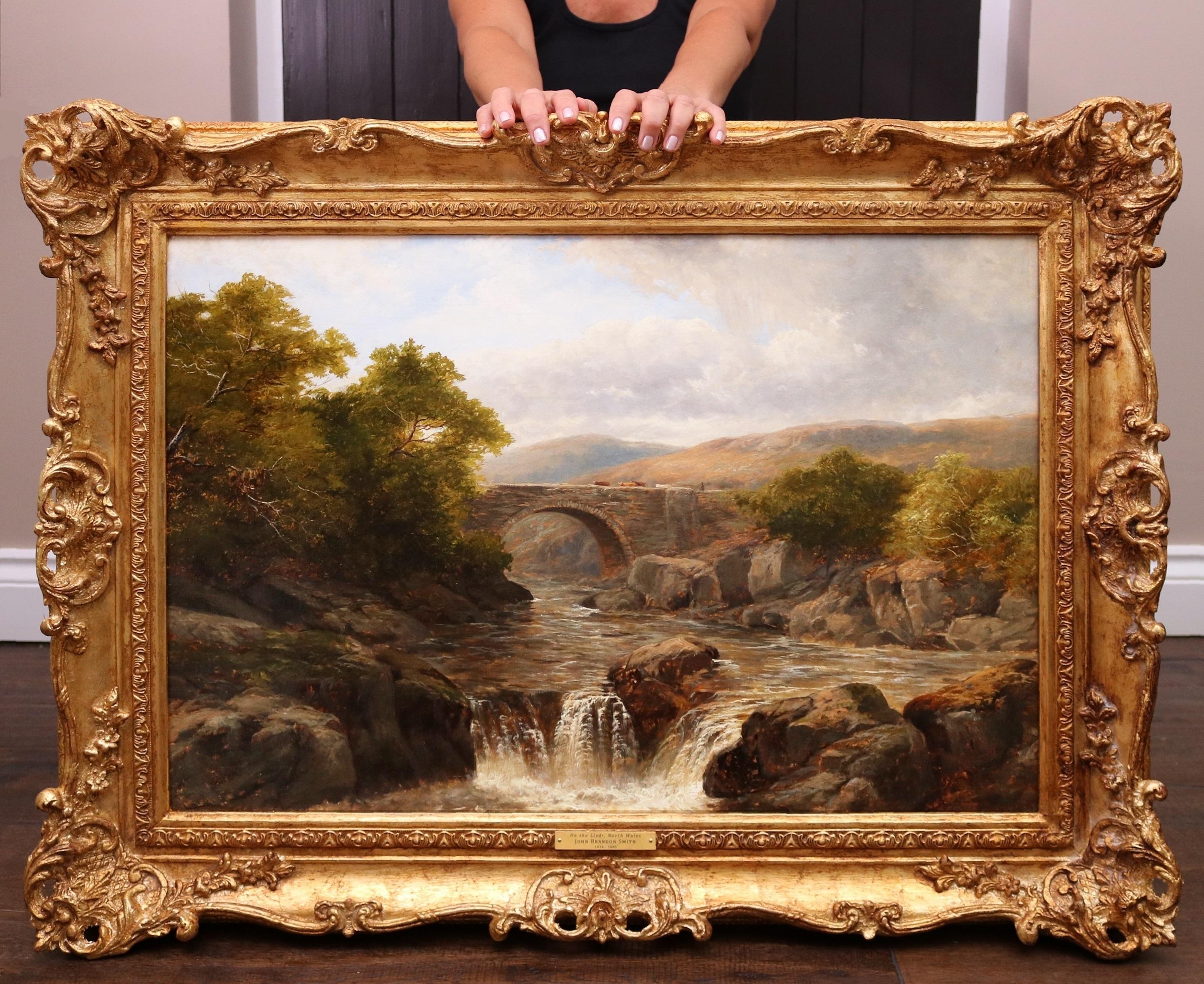 John Brandon Smith - Highland River Landscape - British 19th century ...