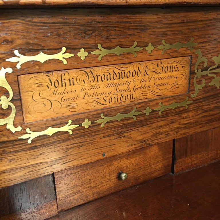 John Broadwood Square Piano as Desk For Sale at 1stDibs