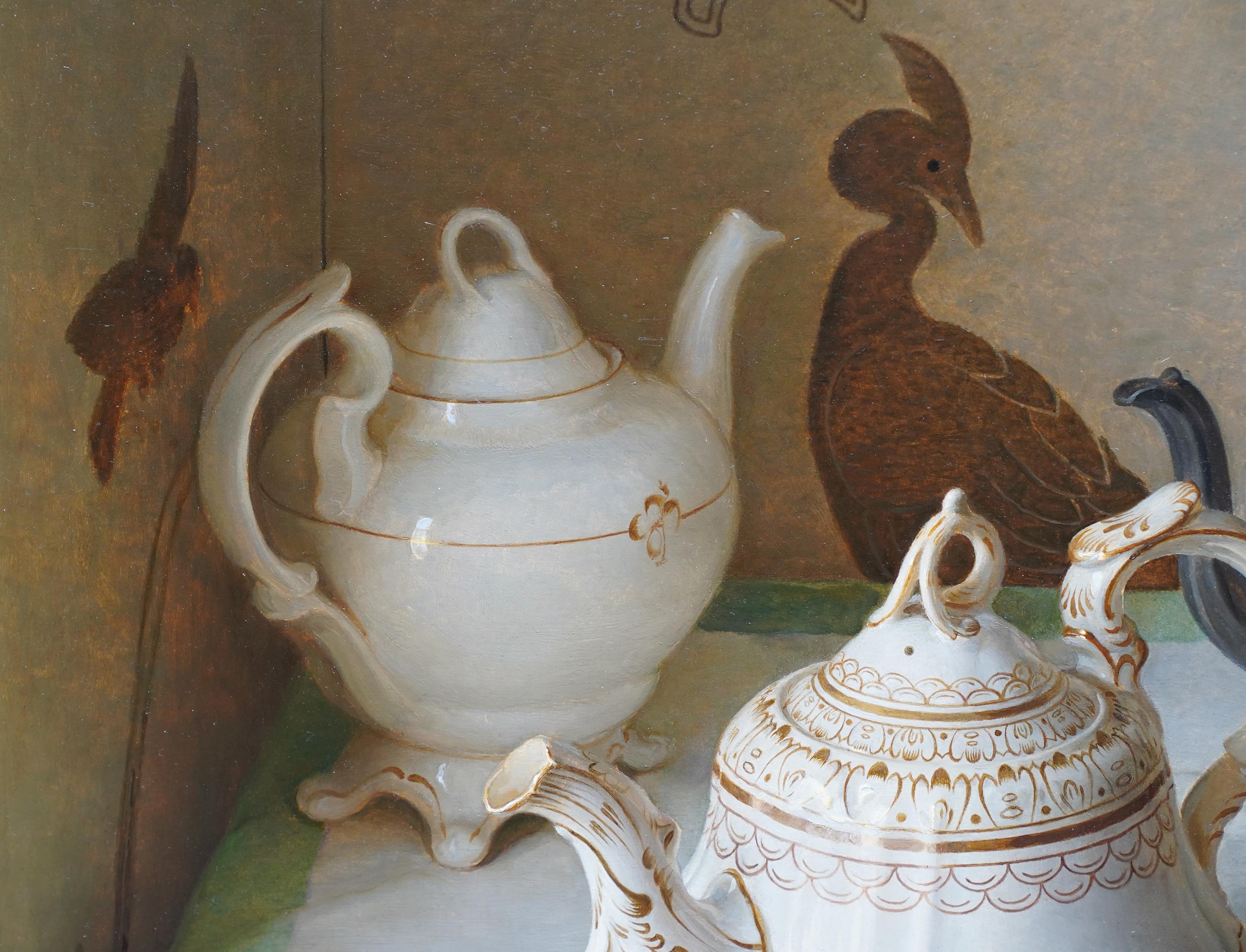 John Bulloch Souter - Still Life of Teapots - British art Royal Academy ...