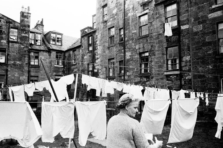 John Bulmer - Lady with Washing, Greenoch, c. 1960s - John Bulmer ...