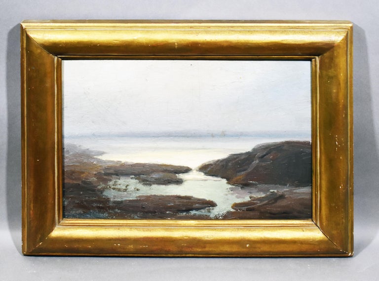 John Bunyan Bristol - Antique American Hudson River School Coastal ...