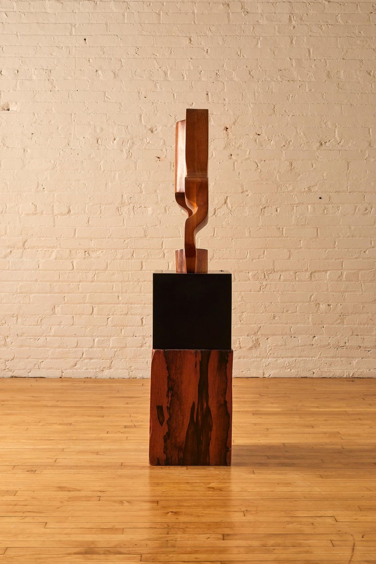 John Campbell Walnut Sculpture For Sale at 1stDibs