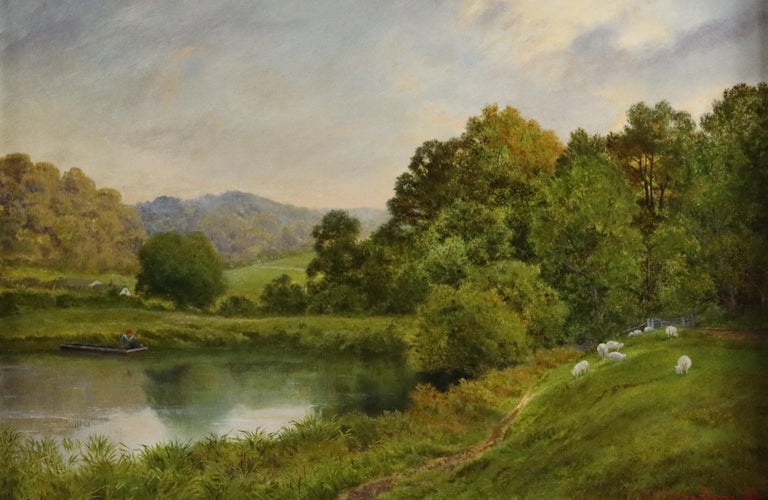 John Clayton Adams - A Lake on a Surrey Weald at 1stDibs