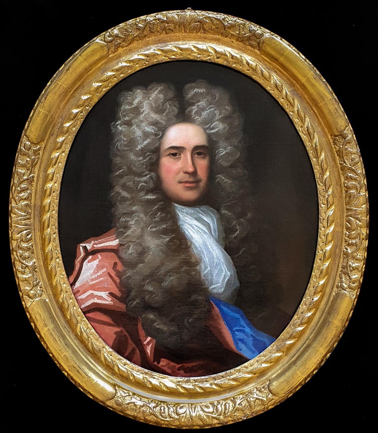 John Closterman - Two (a pair) Portrait of Gentleman, Portrait of Lady ...