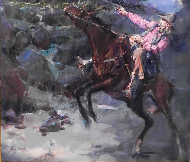 John Cook - "Let's Talk This Over", John Cook, Oil on Canvas ...