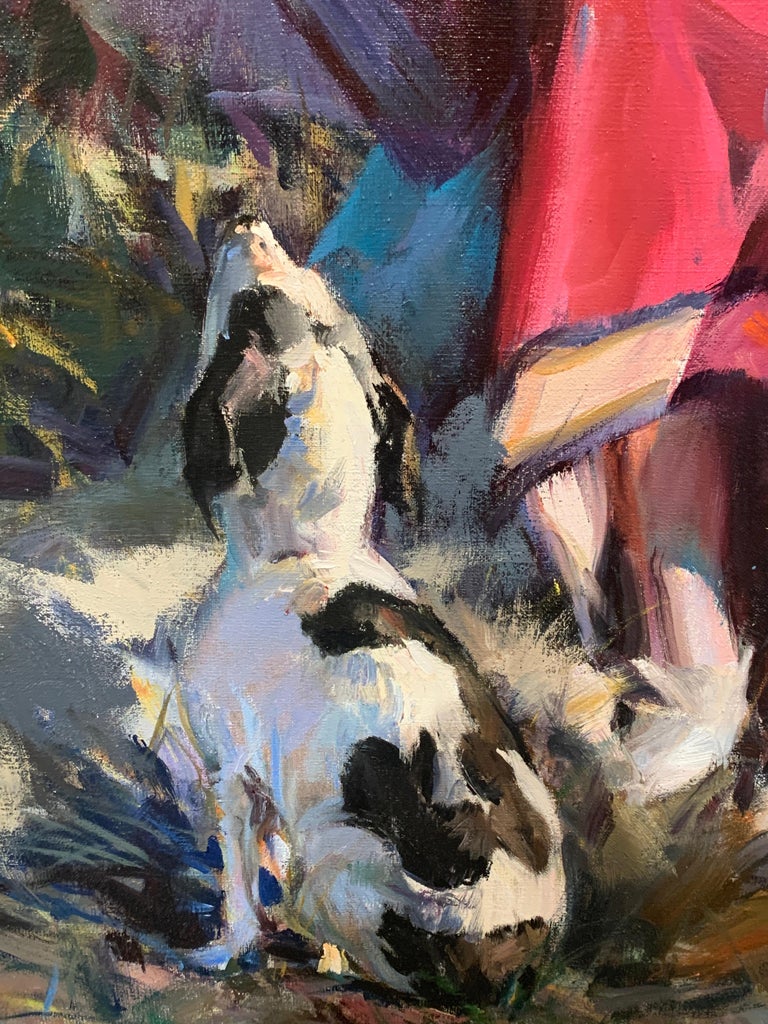 John Cook - "The Gentle Gesture", John Cook, Oil on Canvas ...