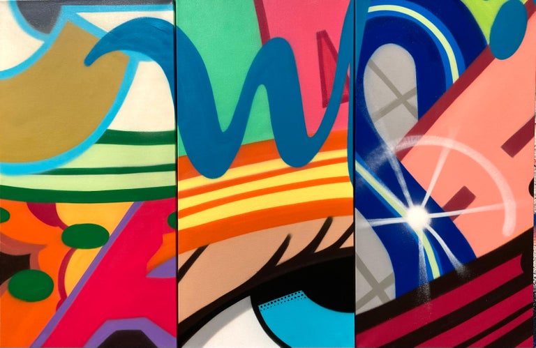 John Crash Matos - Sweet Dreams_Triptych_2022_John "CRASH" Matos, Spray ...