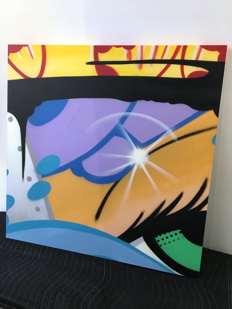 John Crash Matos - Under the Wire, John CRASH Matos, Spray Paint ...