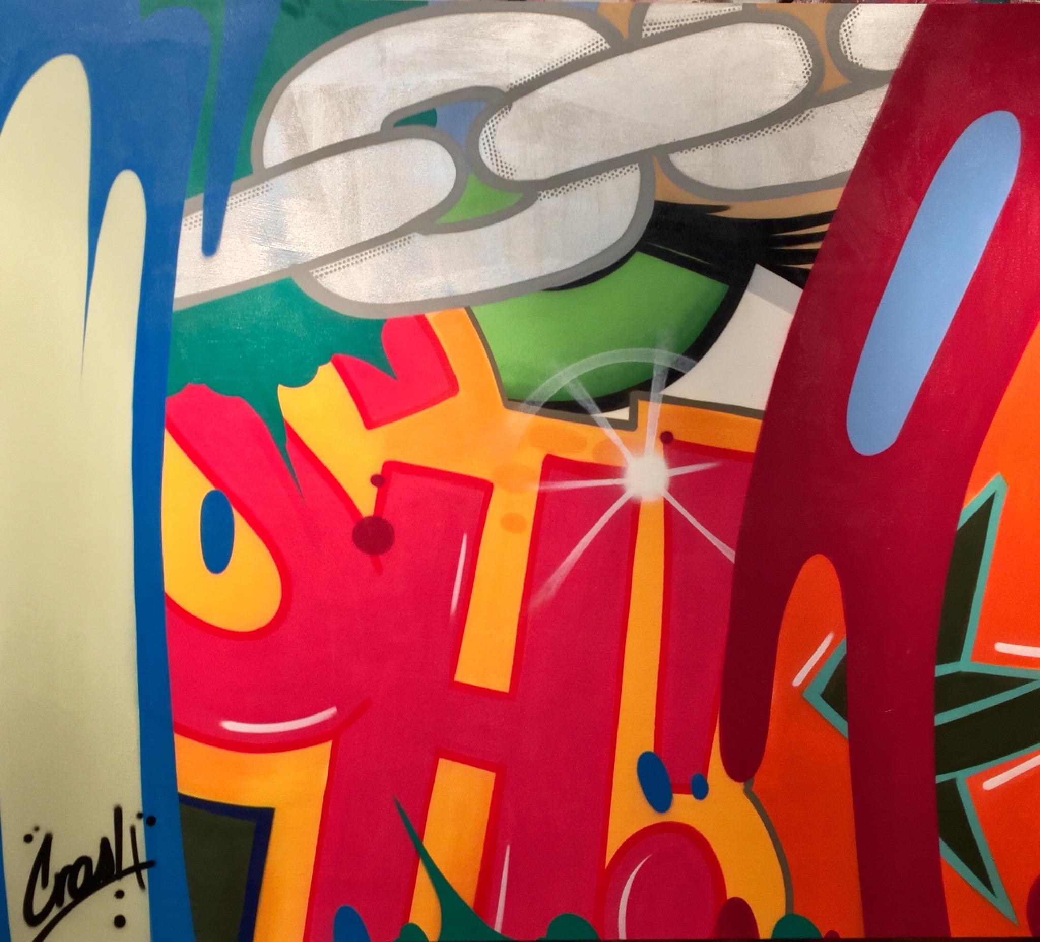 John Crash Matos - 3 Degrees of Separation (Triptych) at 1stDibs