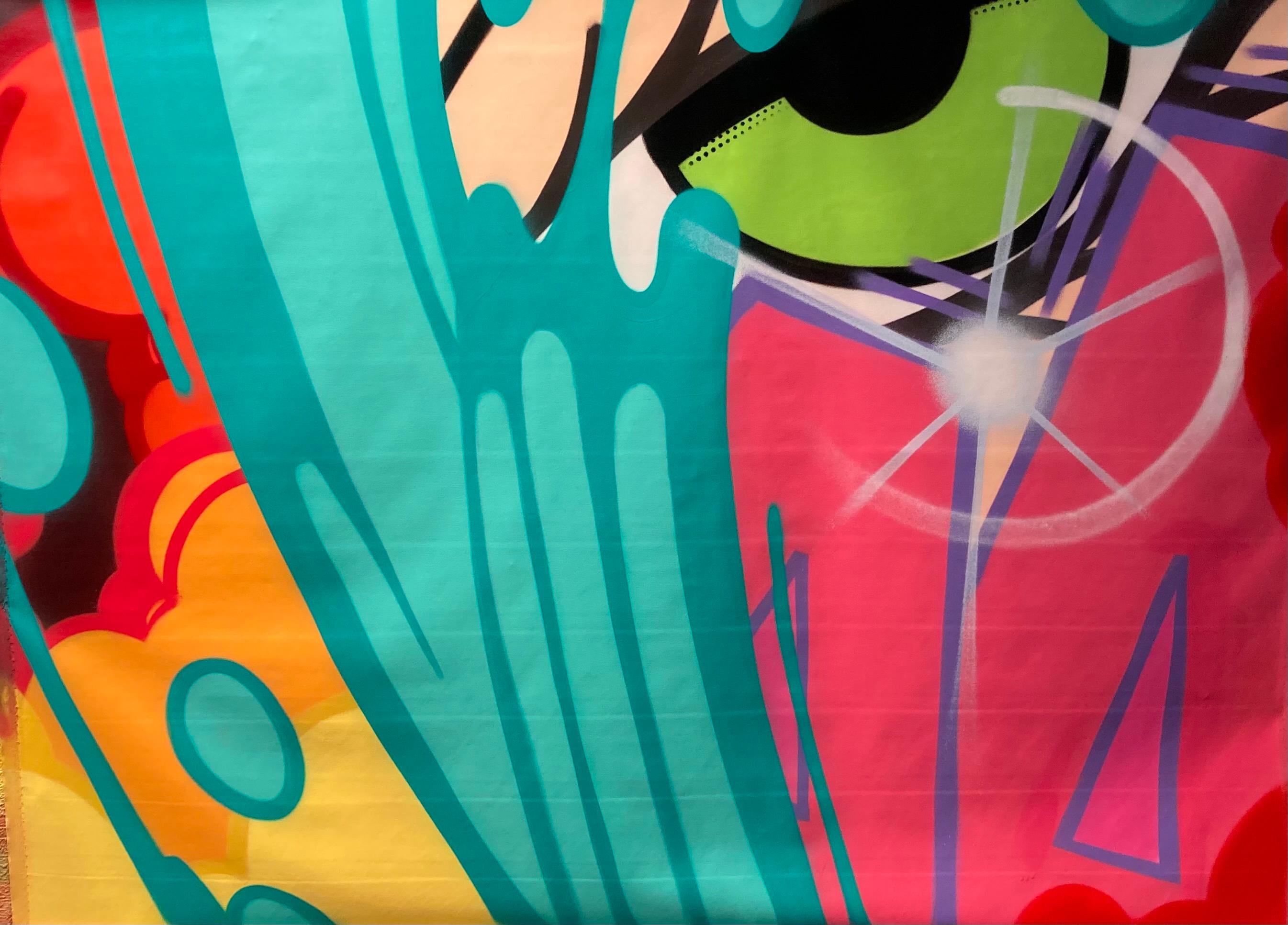 John Crash Matos - Untitled (Popeye) 2021, John "CRASH" Matos, Spray ...