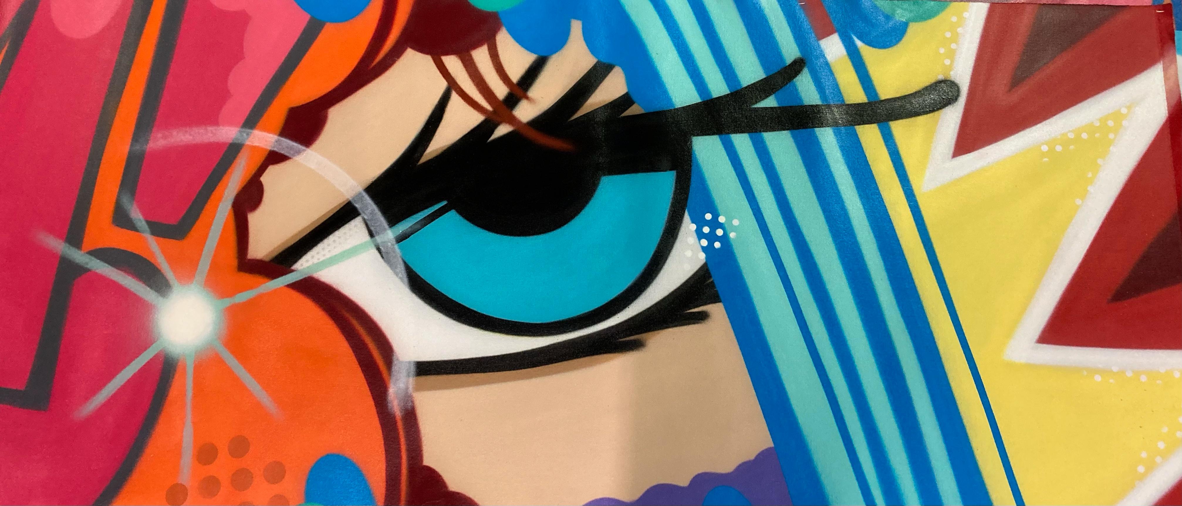 John Crash Matos - Untitled 2_2023_John "CRASH" Matos, Spray Paint on ...