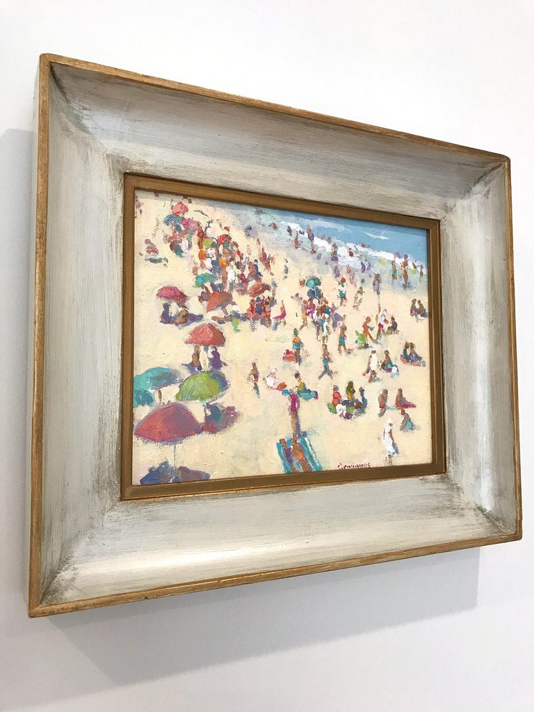 John Crimmins - "Aerial View of a Day at the Beach" Colorful Post ...