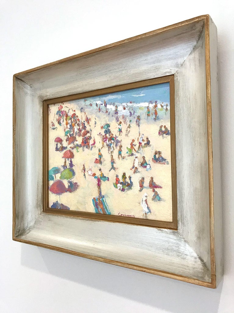 John Crimmins - "Aerial View of a Day at the Beach" Colorful Post ...