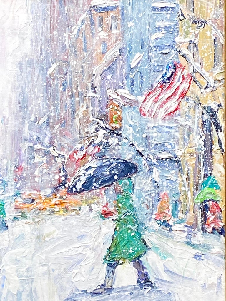 John Crimmins - “Snowy Fifth Avenue” at 1stDibs