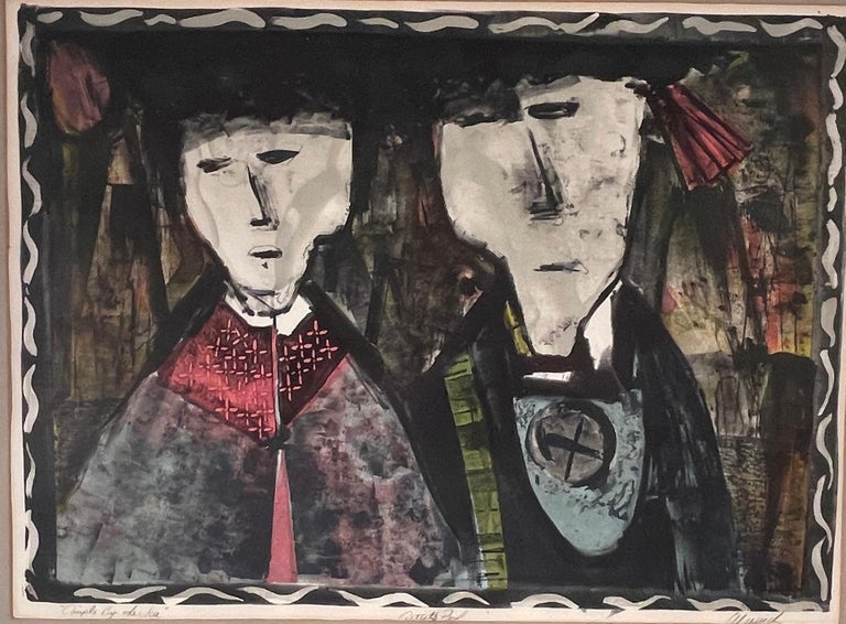 John D. Muench - COUPLE BY THE SEA For Sale at 1stDibs