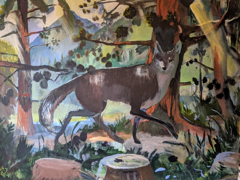 John Defeo - Coyote in the Pines at 1stDibs