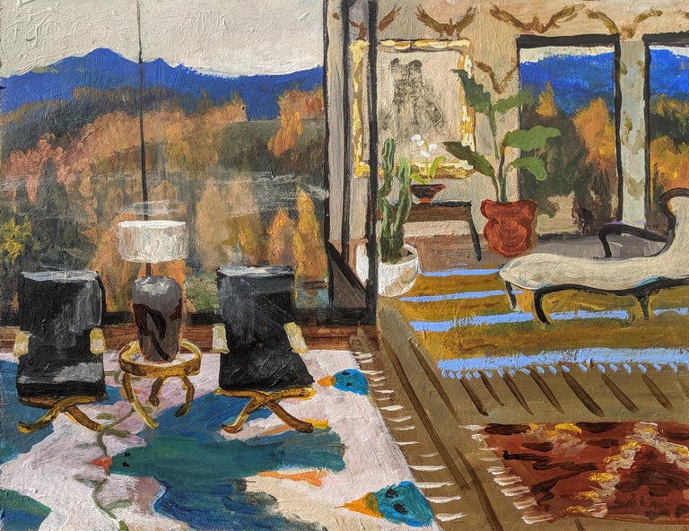 John Defeo - New Build Blue Mesa with Bluebird Rug For Sale at 1stDibs