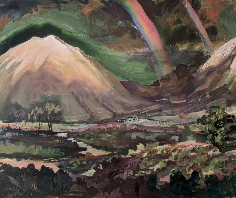 John Defeo - Taos Double Rainbow For Sale at 1stDibs