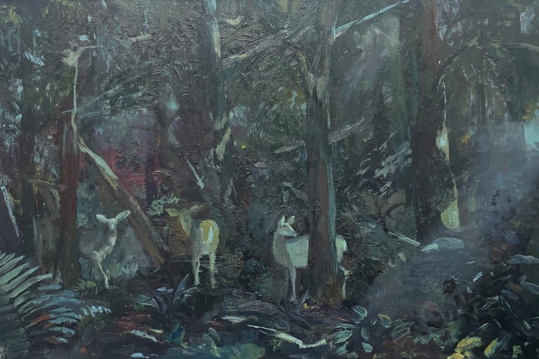 John Defeo - Three Friends on a Night Walk For Sale at 1stDibs