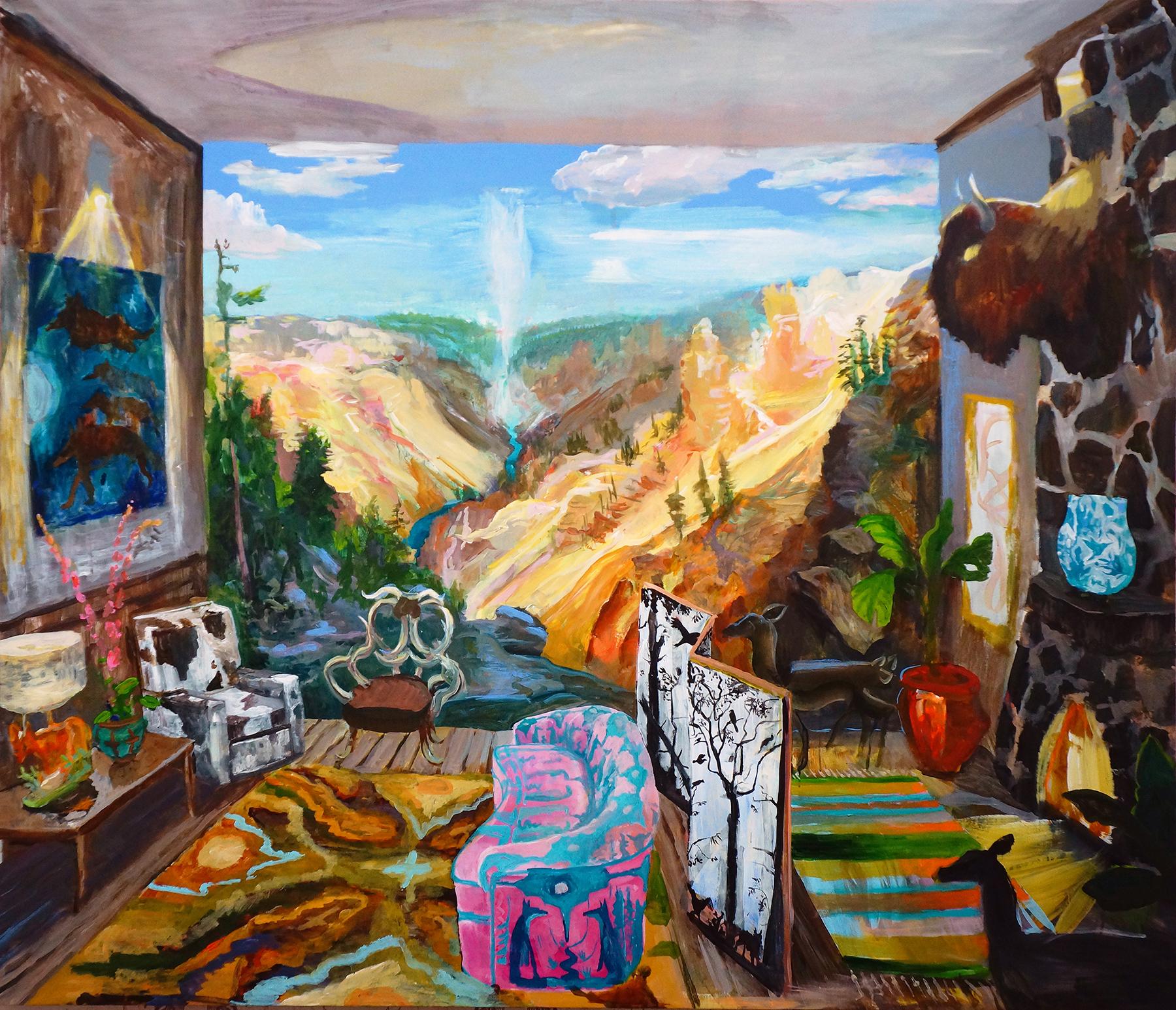 John Defeo - Yellowstone Canyon Cabin at 1stDibs