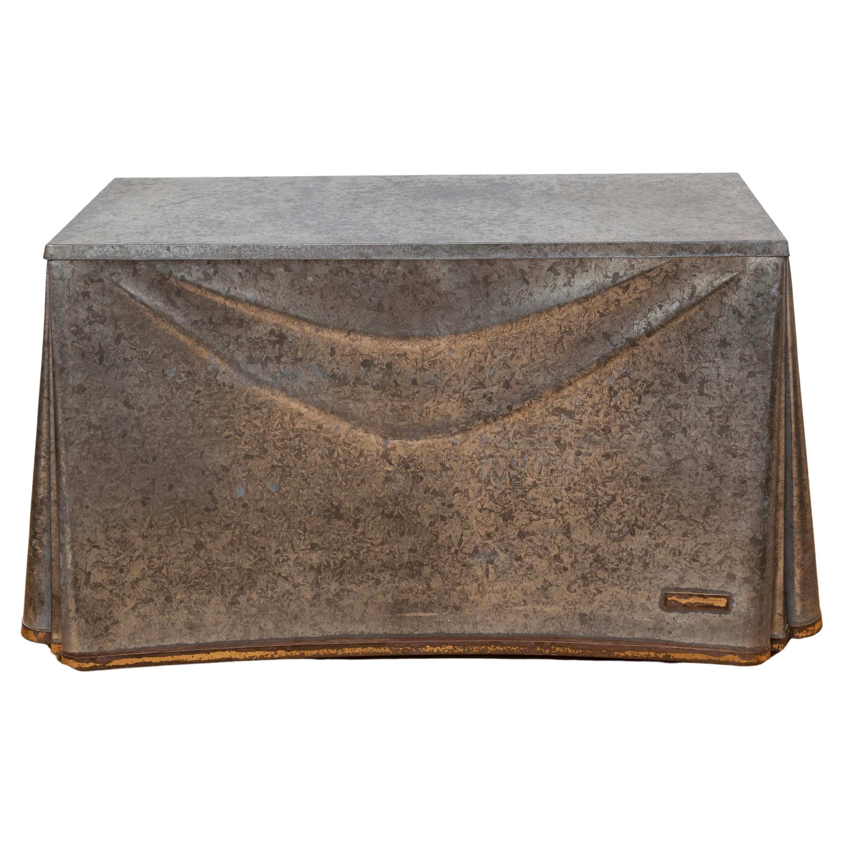 Galvanized Steel Console by John Dickinson at 1stDibs