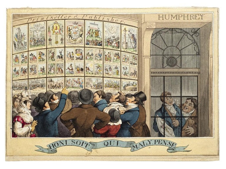 John Doyle - Honi Soit Qui Mal y Pense - Original Lithograph by John ...