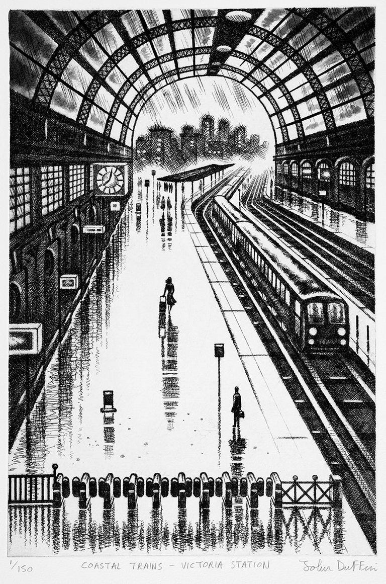 John Duffin - Evening Train – Marylebone Station and Coastal Trains ...