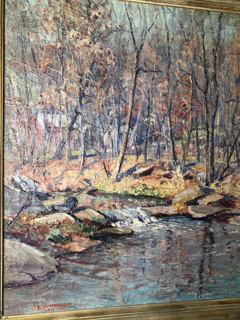 John E Berninger "Fall Along the Saucon Creek", 1931 For Sale at 1stDibs