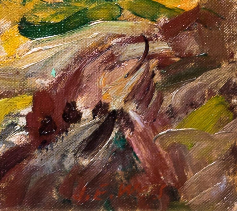 John E. Weis - American Impressionist Painting, "Rockport", Oil on ...