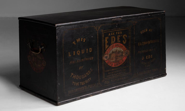 John Ede’s Advertising Trunk, England circa 1872 For Sale at 1stDibs