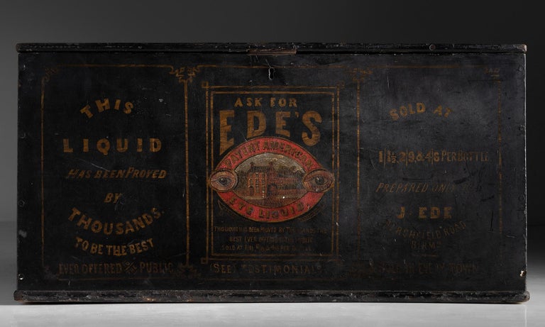 John Ede’s Advertising Trunk, England circa 1872 For Sale at 1stDibs