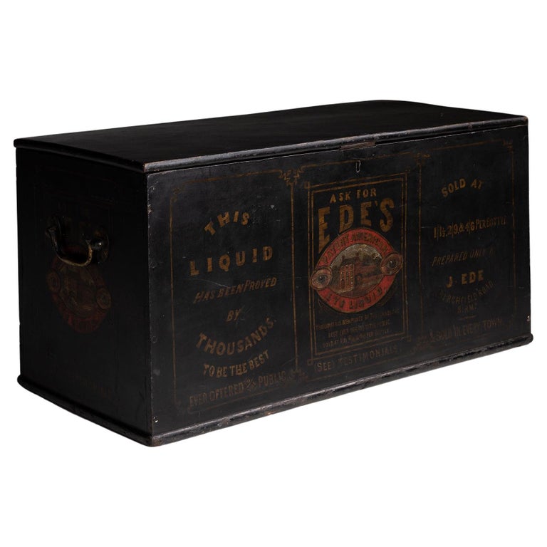 John Ede’s Advertising Trunk, England circa 1872 For Sale at 1stDibs