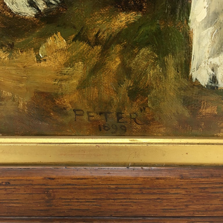 John Emms - John Emms dog painting of 'Peter' a Fox Terrier at 1stDibs John Emms - John Emms dog painting of 'Peter' a Fox Terrier at 1stDibs