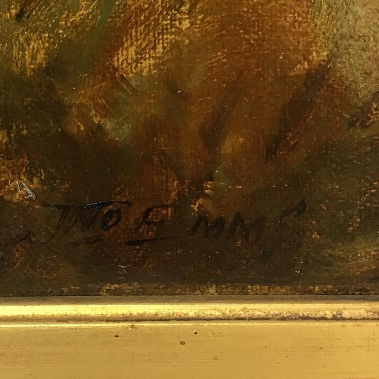 John Emms - John Emms dog painting of 'Peter' a Fox Terrier at 1stDibs