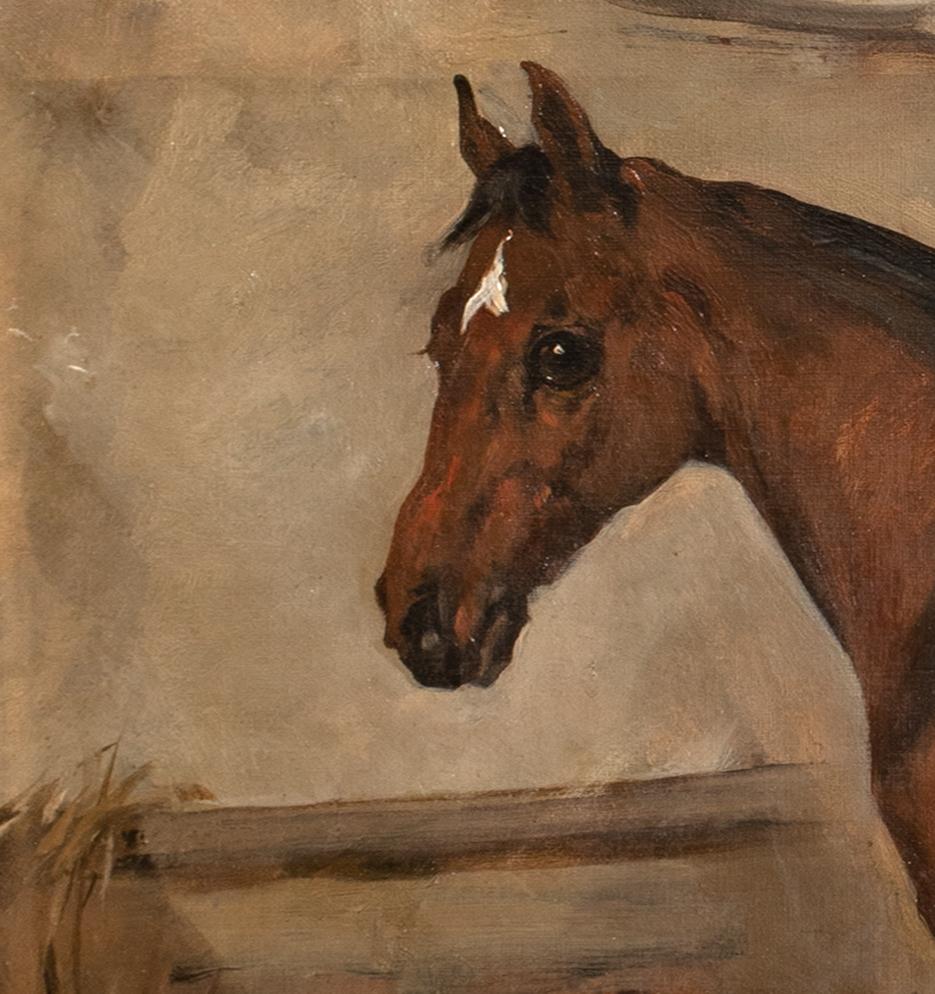 John Emms - Large 19th Century Portrait Of A Bay Carriage Horse, 19th Century by JOHN EMMS For ...