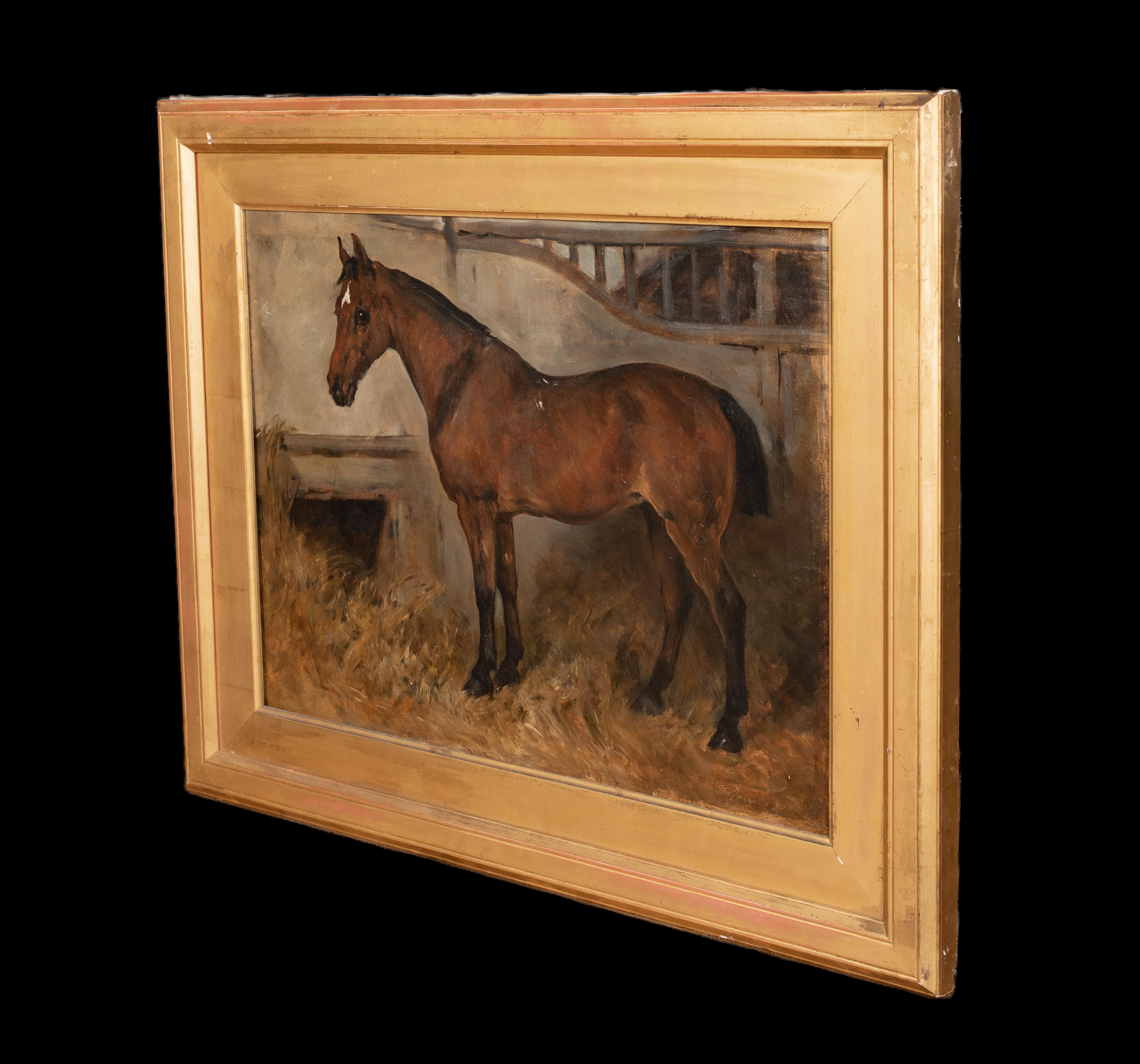 John Emms - Large 19th Century Portrait Of A Bay Carriage Horse, 19th Century by JOHN EMMS For ...
