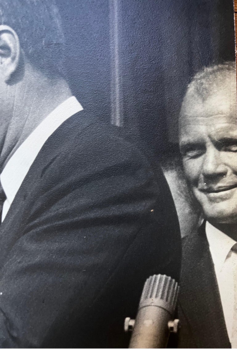 John F Kennedy b&w photo with Alan Shepard and John Glenn For Sale at ...