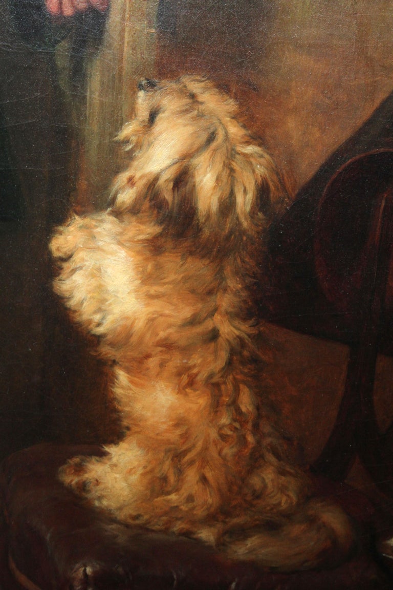 John Faed - Sir Joshua Reynolds Visiting Goldsmith in Study- Exhibited ...