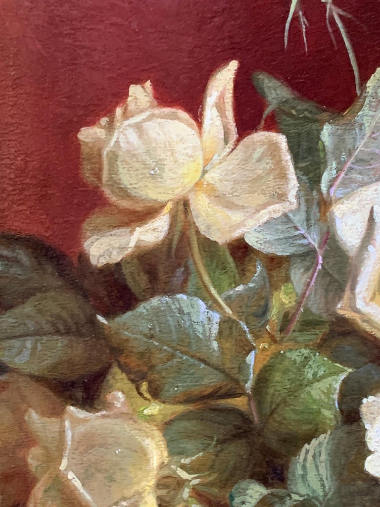 John Fitz Marshall - English 19th century Antique Still life of Yellow ...