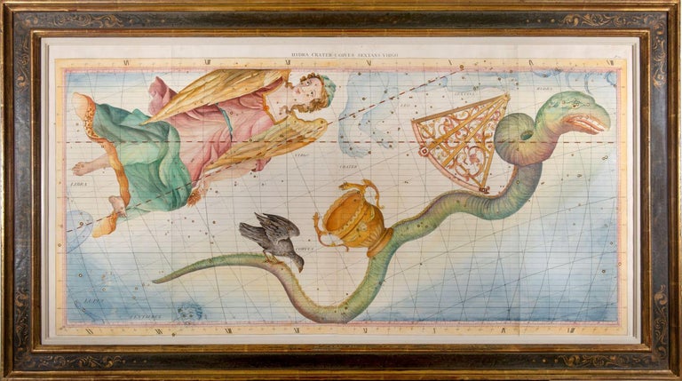 John Flamsteed - 18th-century celestial - Hydra Crater Corvus Sextans Virgo For Sale at 1stDibs