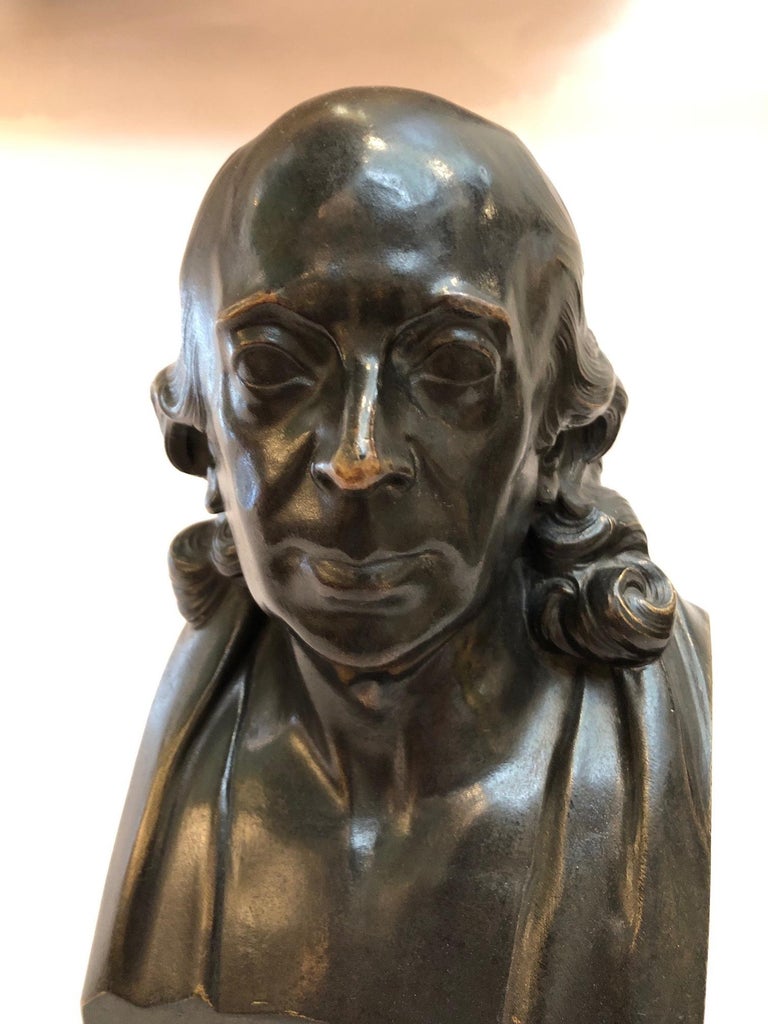 John Flaxman Small Bronze Bust after Samuel Joseph at 1stDibs