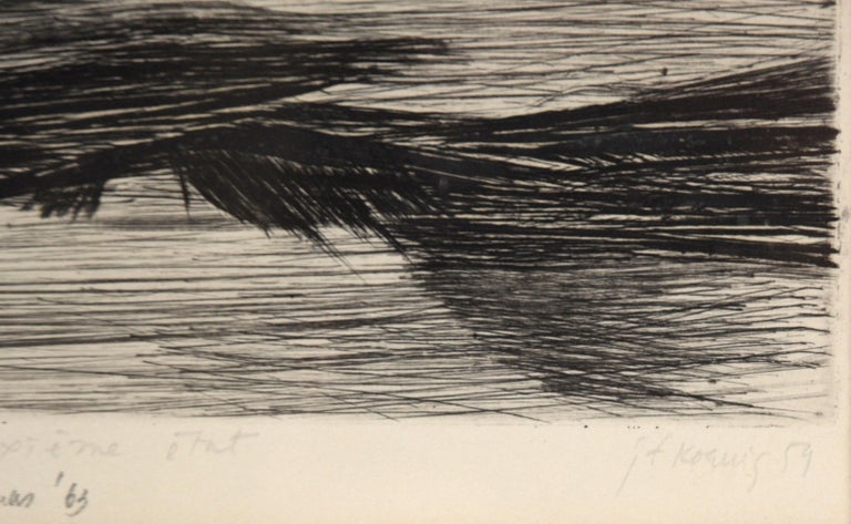 John Franklin Koenig - "deuxieme etat" (Second State) - Drypoint ...