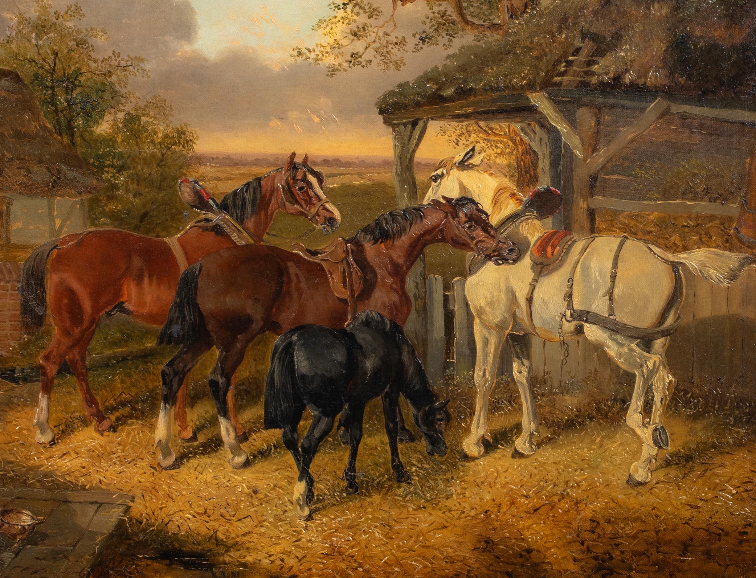 The Farm, 19th Century - John Frederick Herring Junior For Sale at ...