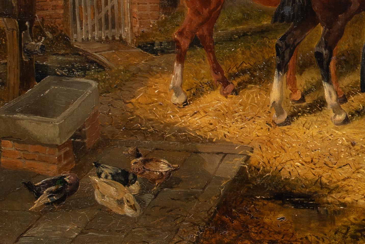The Farm, 19th Century - John Frederick Herring Junior For Sale at ...