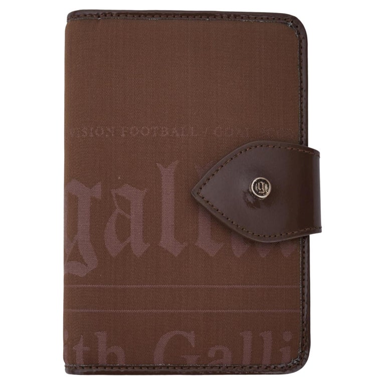John Galliano Brown Small Agenda For Sale at 1stDibs