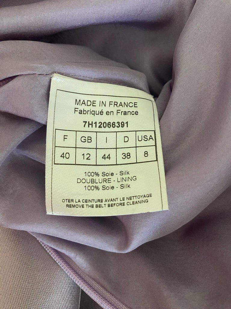 John Galliano for Christian Dior Lavender Evening Gown Dress F/W 2007 ...