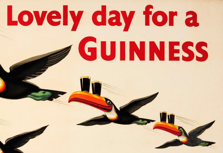 John Gilroy - Original Vintage Guinness Poster - Lovely Day For A ...