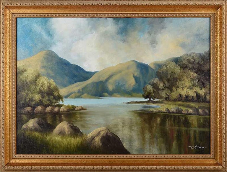 John Ginn - Original Oil Painting of the Mountainous West Coast of ...