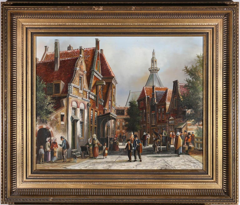 John Haanstra - John Haanstra (b.1940) - 20th Century Oil, Oude Haarlem ...